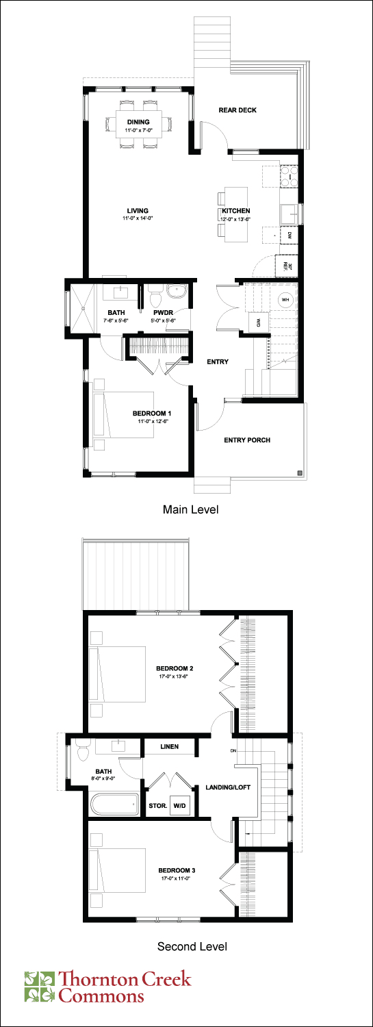 Thornton Creek Commons Floor Plans | The Cottage Company Thornton Creek Commons Floor Plans | The Cottage Company